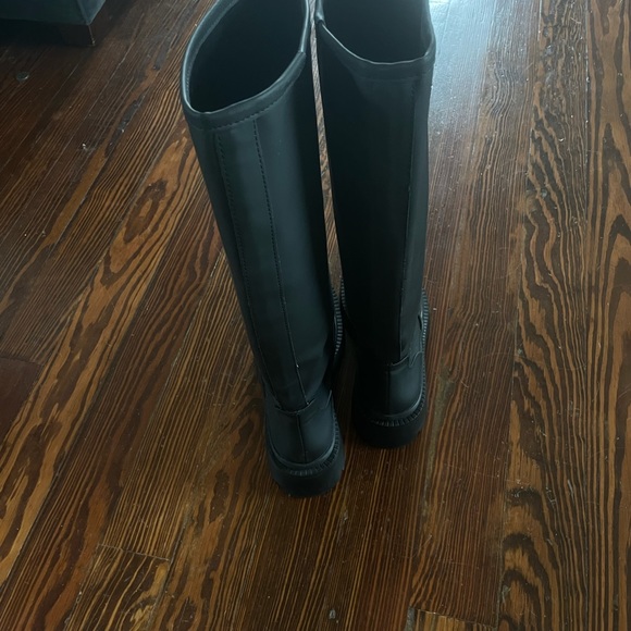 Zara | Shoes | Zara Rubberized Boots | Poshmark